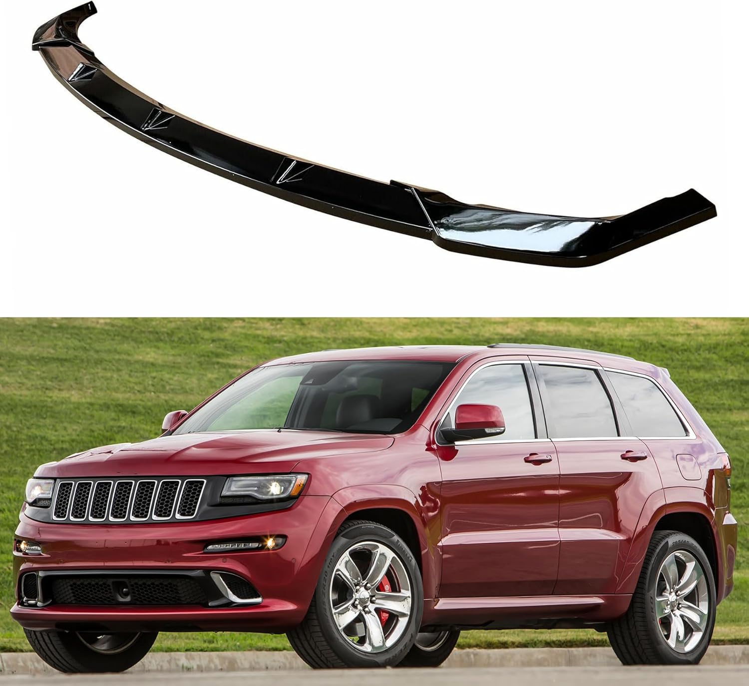 Amazon.com: 3PCS Front Bumper Lip Spoiler Diffuser Splitter Fit for ...