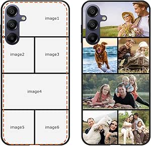 Amazon.com: Klsify Custom Multiple Photos Collage Phone Case for Samsung Galaxy A15 5G/4G ...