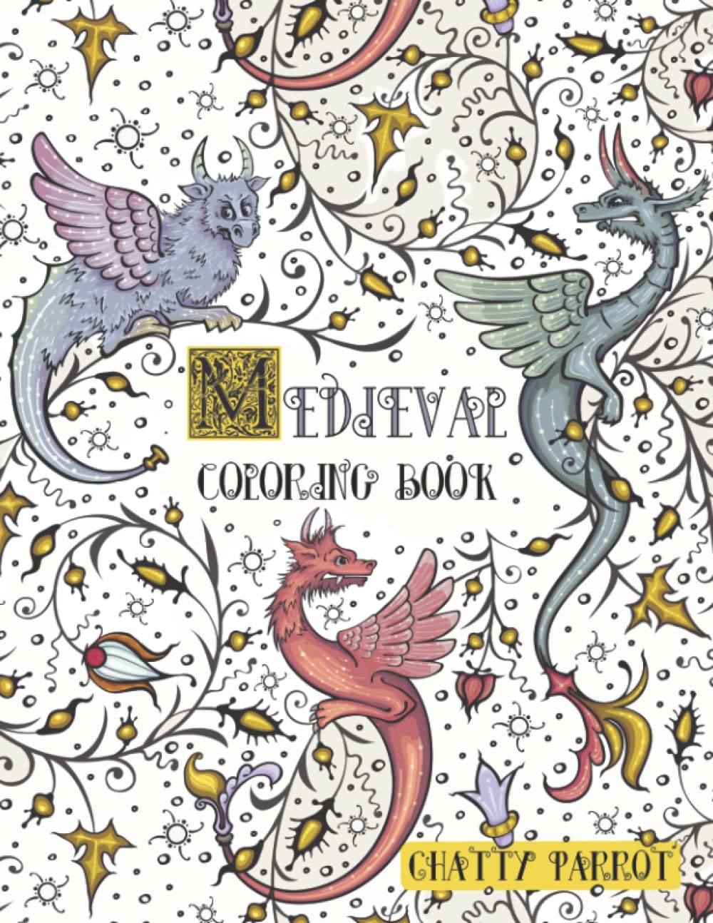 Medieval Coloring Book: Middle Ages Gift for Relaxation and Creativity ...