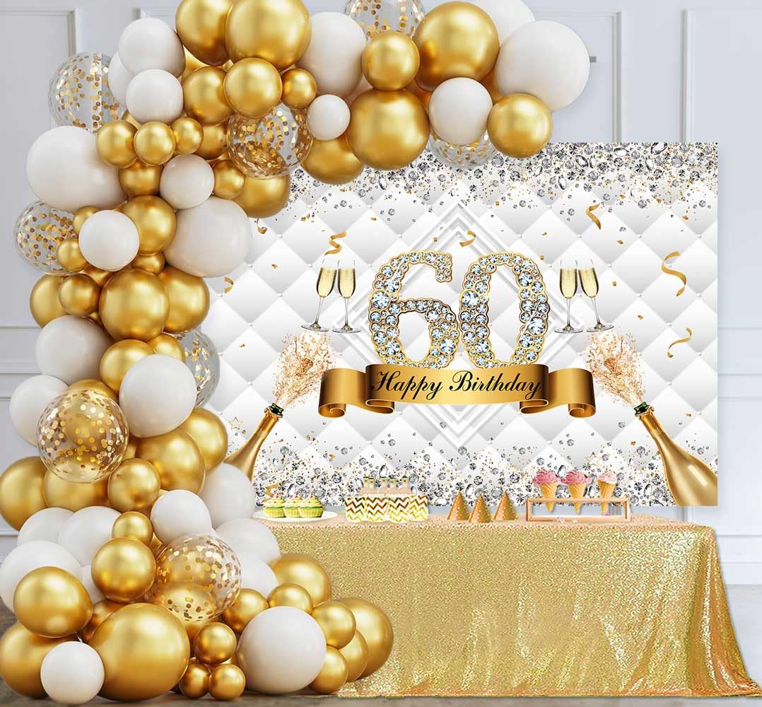 60th Birthday Background Happy 60th Birthday, Loop. Background Loop. 1