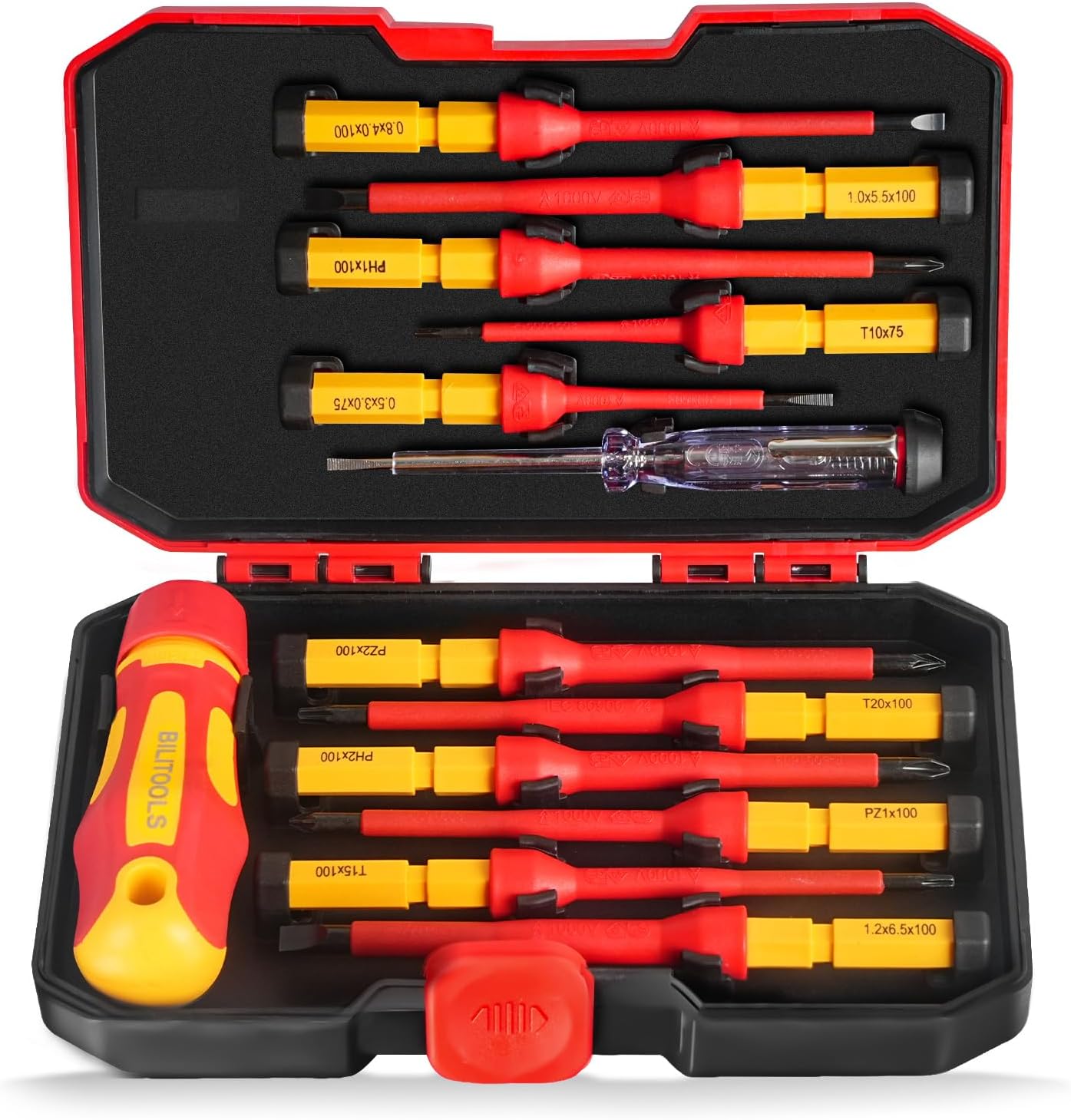 Amazon.com: 13-Piece 1000V Insulated Electrician Screwdriver Set ...