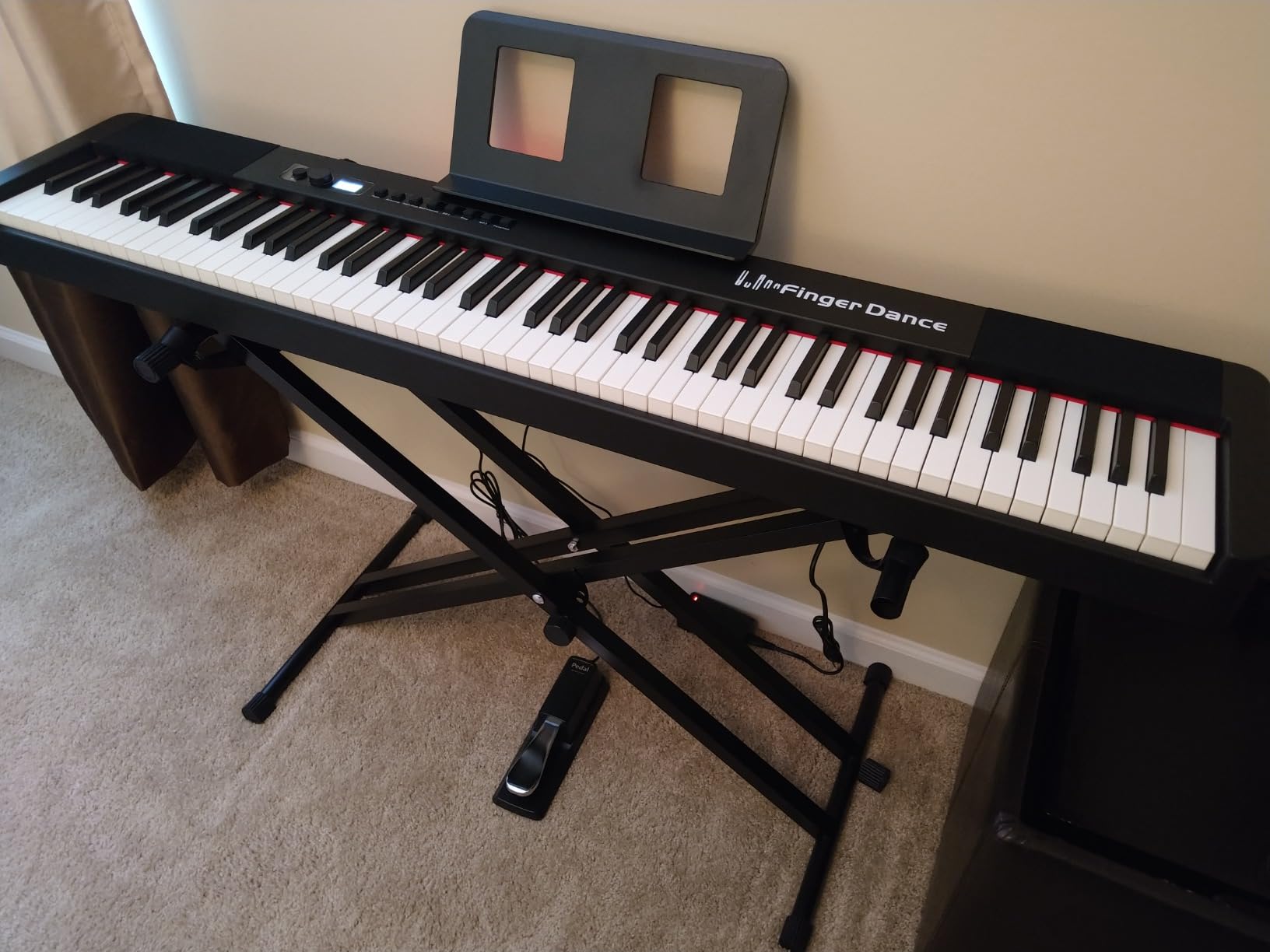 $9/mo - Finance Atsgke Keyboard Stand Double X-Style,Keyboard Piano ...