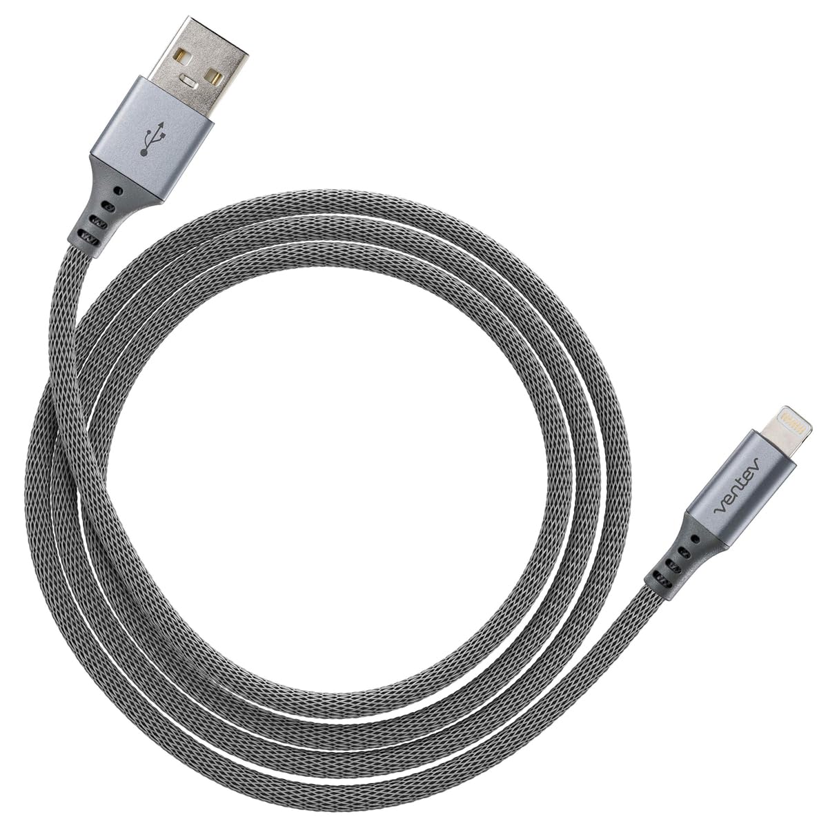 Amazon.com: Ventev ChargeSync Alloy Apple Lightning Cable | Universally ...