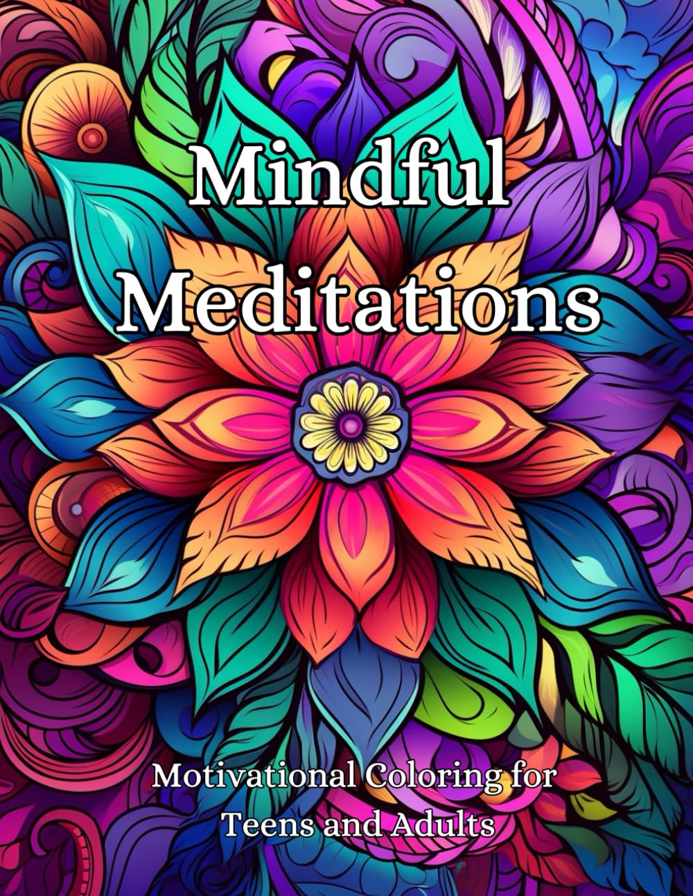 Amazon.com: Mindful Meditations: Motivational Coloring for Teens and ...