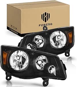 Amazon.com: FEBERG [OE Style Anti-Yellowing for 2011-2020 Dodge Grand ...