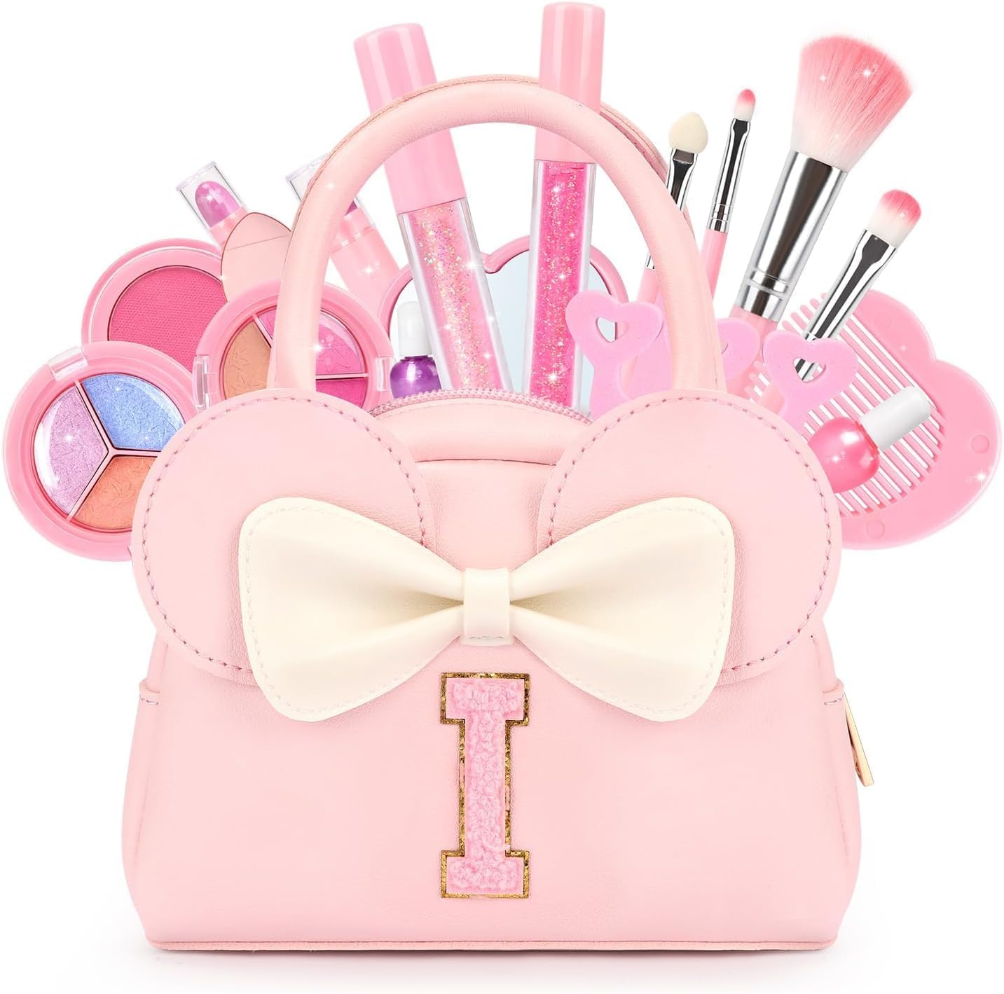 Amazon.com: Kids Real Makeup Kit for Girls - 18Pcs Non-Toxic Washable ...