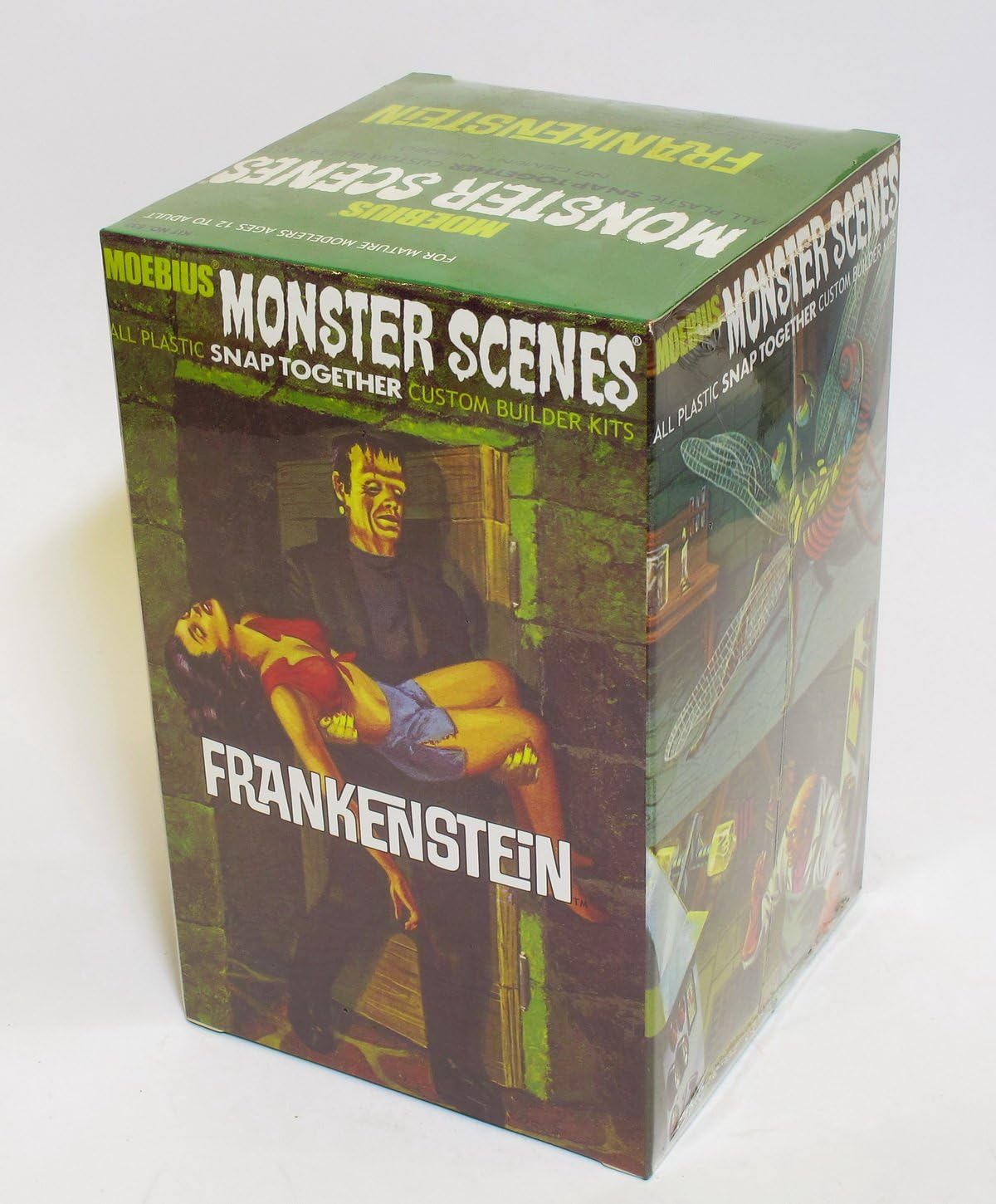 Amazon.com: MOEBIUS FRANKENSTEIN MODEL KIT NO. 633, GLOW-IN-THE- DARK ...