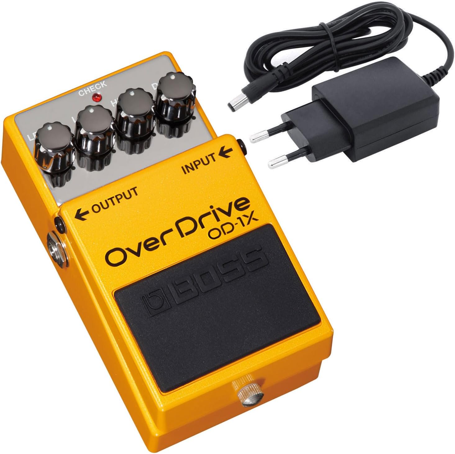 Boss OD-1X Overdrive Effektgerät Verzerrer Pedal + keepdrum Netzteil ...