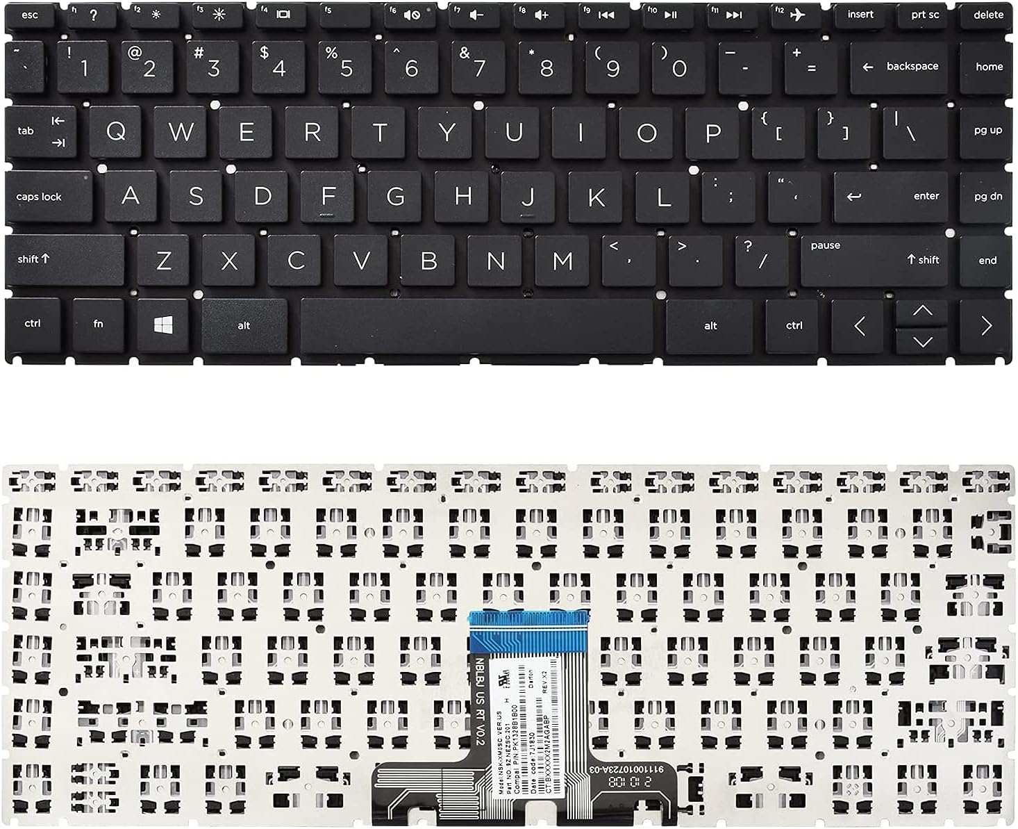 Digital Device Laptop Keyboard Compatible for HP 14-CK 14-CD 14-cm 14 ...