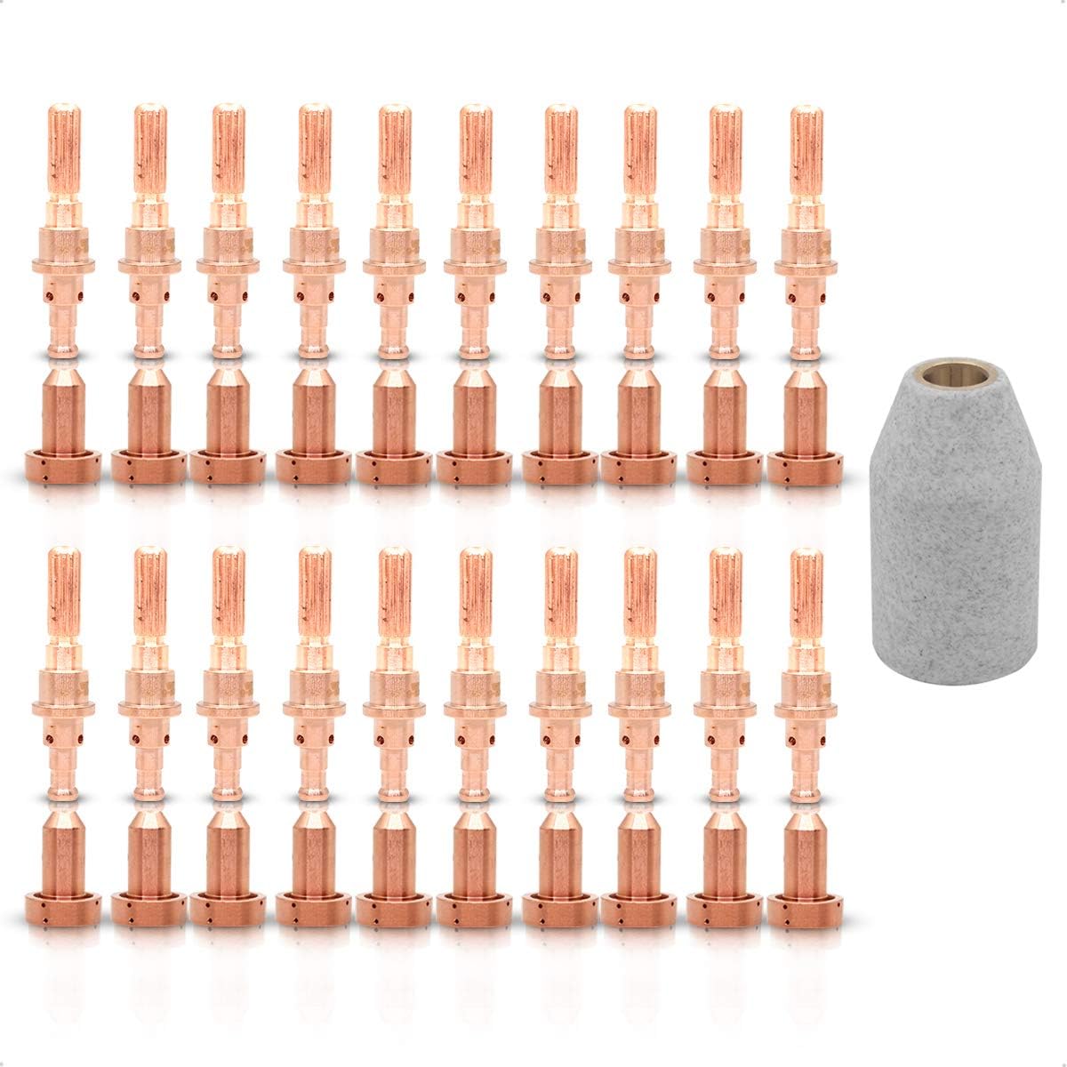 WeldingStop 20pcs 9-8215 Electrode 20pcs 9-8211 Tip 80A 9-8218 Shield ...