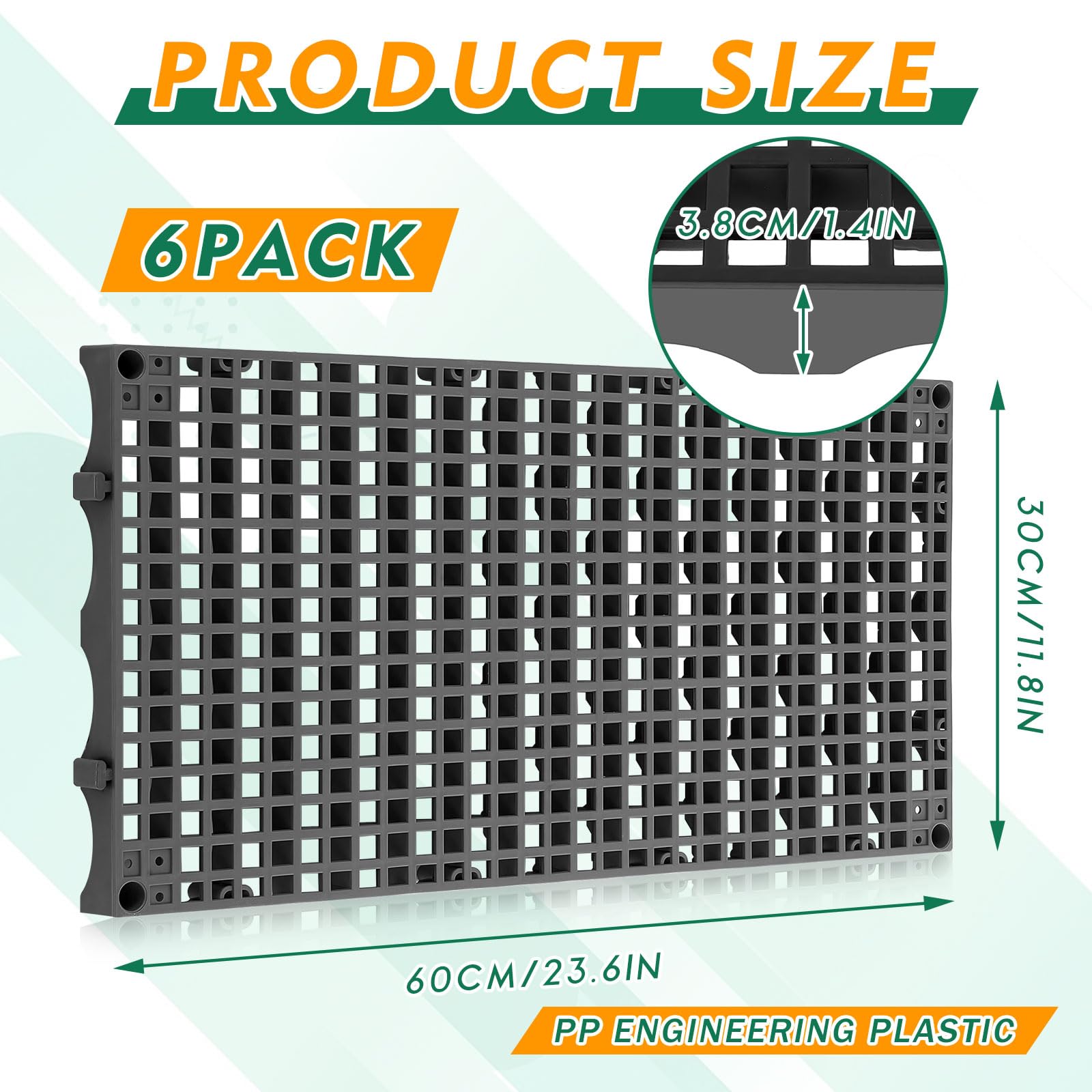 Snapklik.com : DoubleFill 6 Pack 24 Inch X 12 Inch Heavy Duty Fountain ...