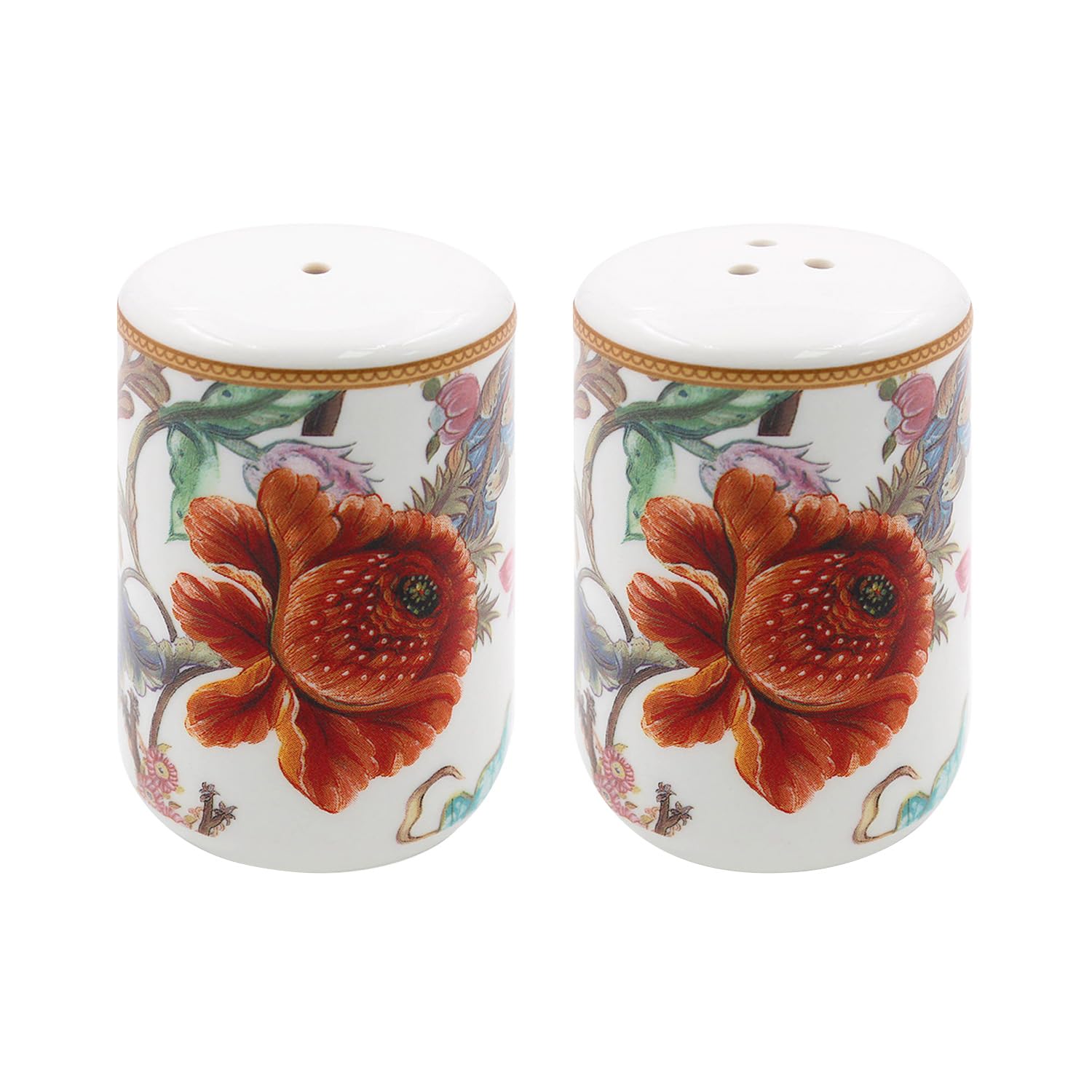Lesser & Pavey William Morris Anthina Floral Ceramic Salt & Pepper ...
