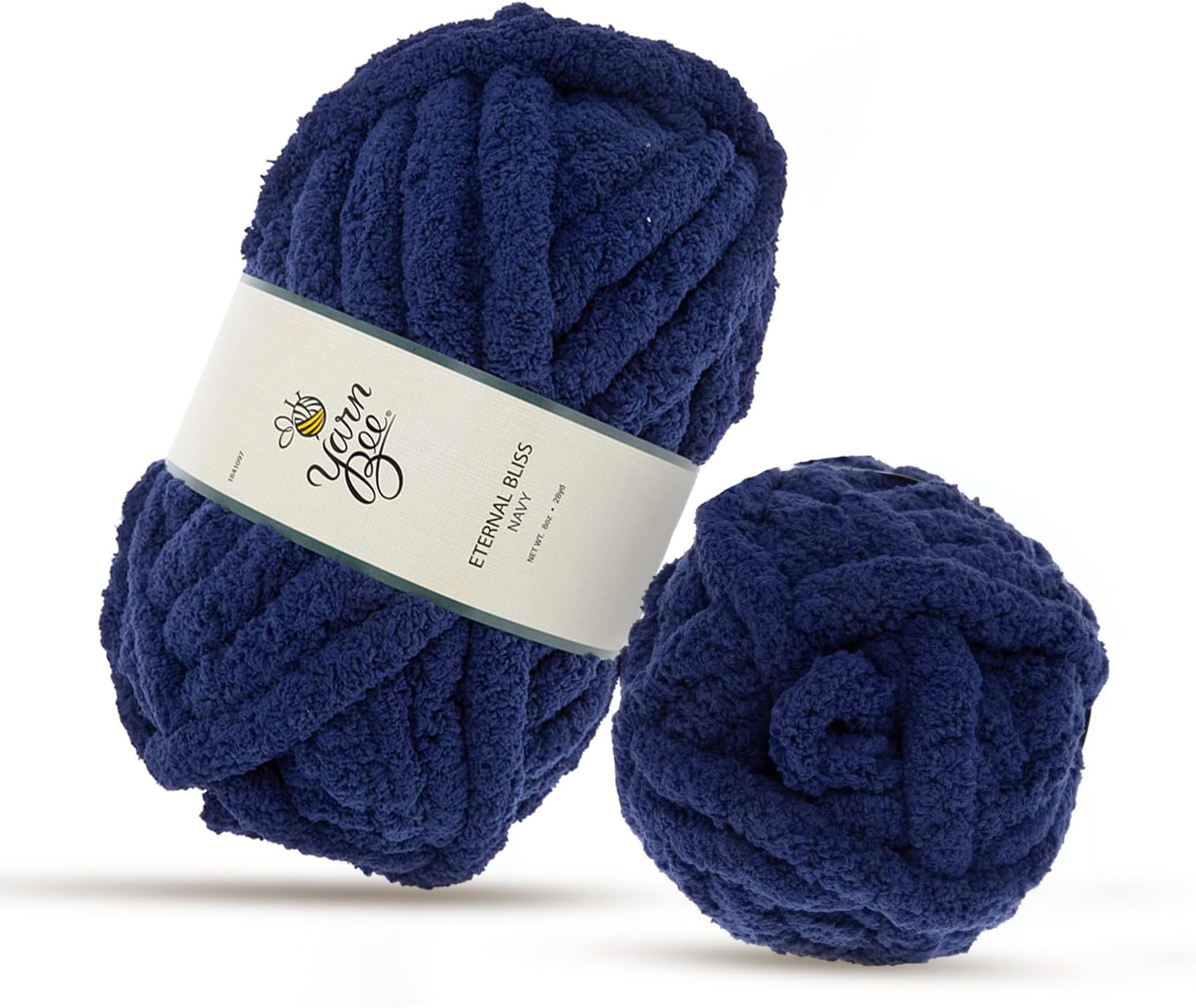 Amazon.com: Bernat Blanket Extra Thick Navy Yarn - 1 Pack of 21.12oz ...