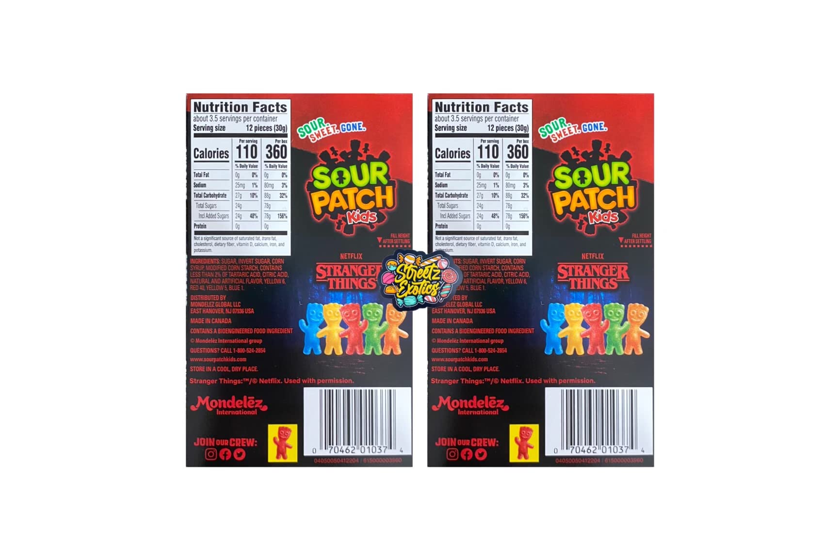 Buy Sour Patch Kids Stranger Things Soft & Chewy Candy, Limited Edition ...