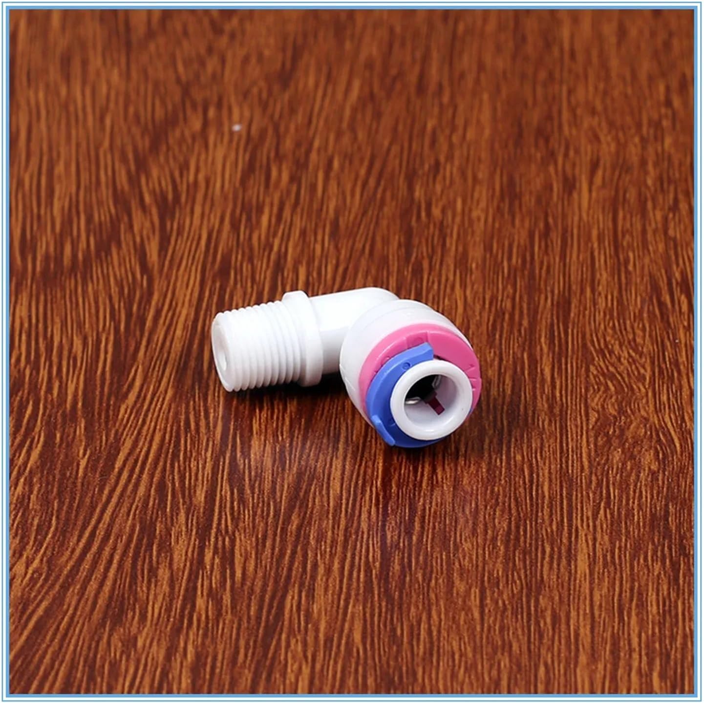 Amazon.com: 5PCS 1/8"Male-1/4"OD Tube PE Pipe Fitting Elbow Non-return ...