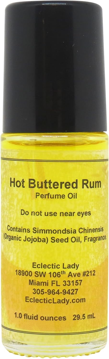 Amazon.com : Hot Buttered Rum Perfume Oil, 1.0 Oz Portable Roll-On ...