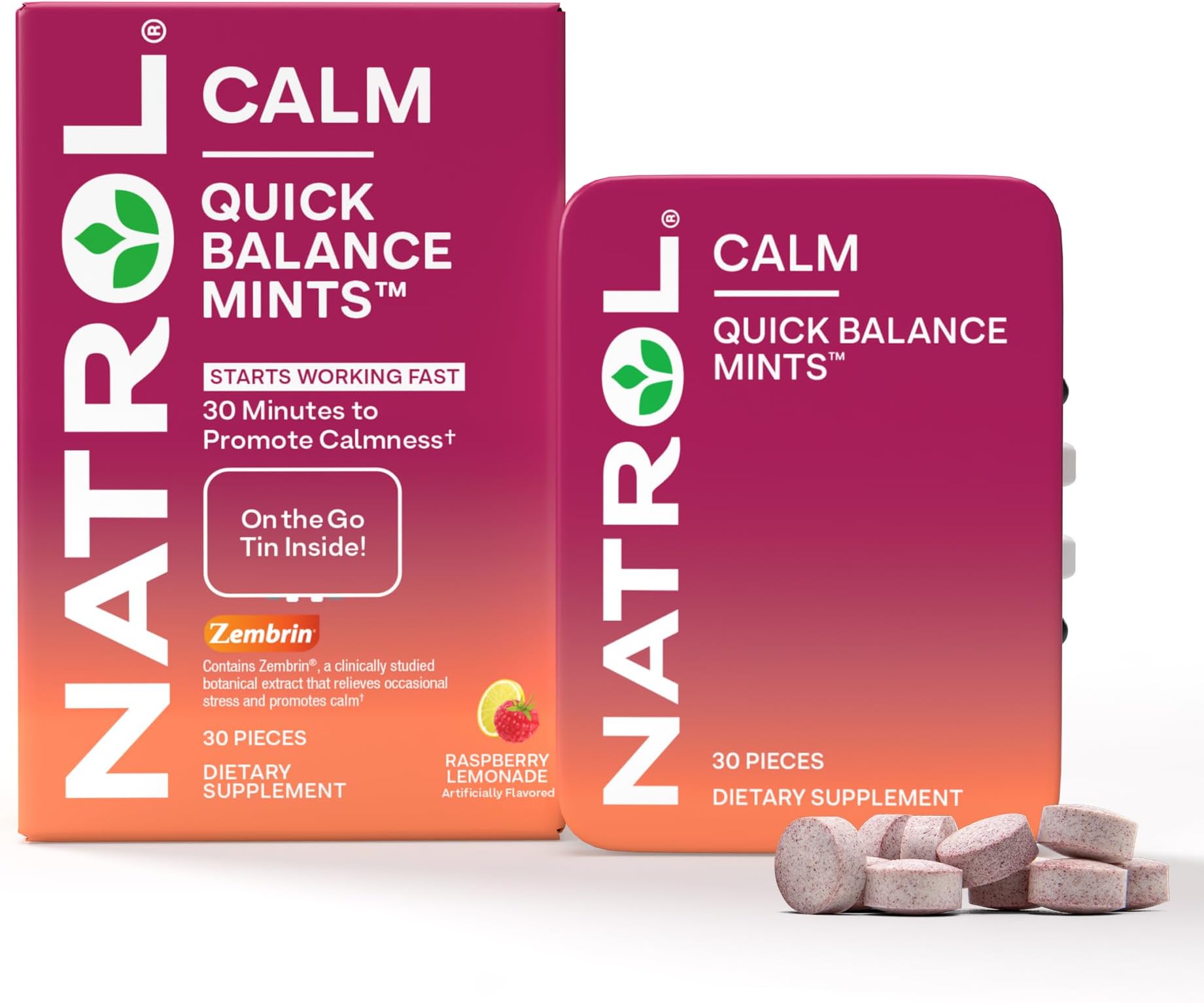 Amazon.com: Natrol Quick Balance Calm Mints, Dietary Supplement ...