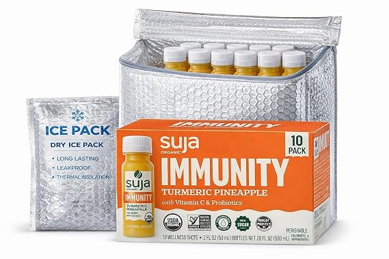 Amazon.com: Suja Organic Immunity Wellness Shots - Turmeric Ginger ...