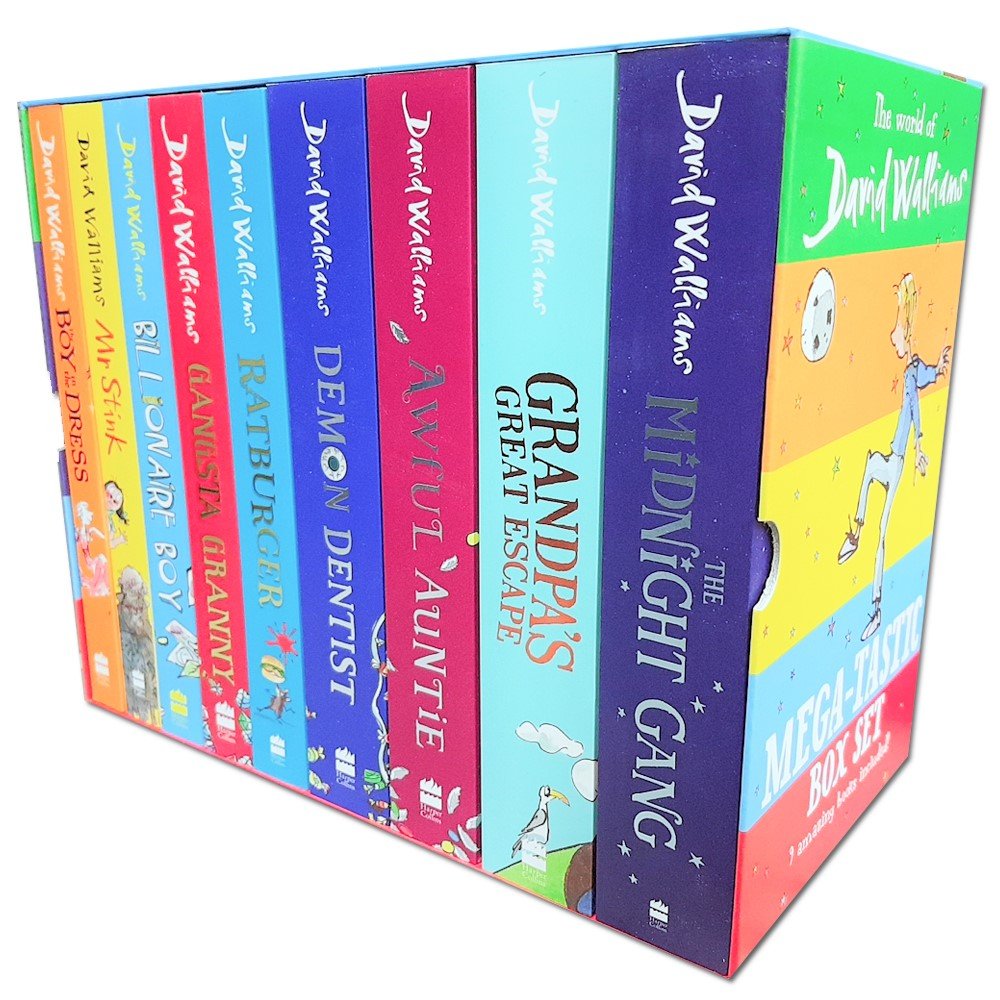 The World of David Walliams 9 Books Collection Mega-tastic Box Set ...