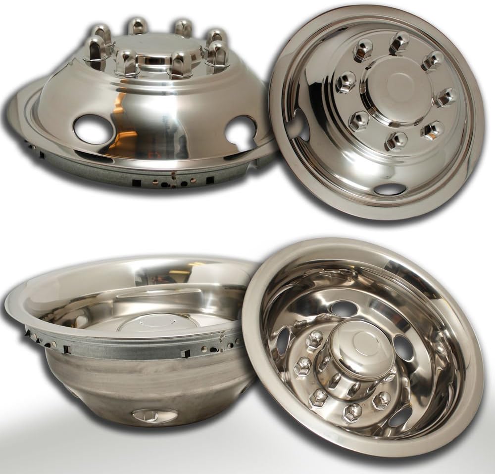 Amazon.com: Set of Four 17" Dually Snap-On Wheel Simulators for Ram ...