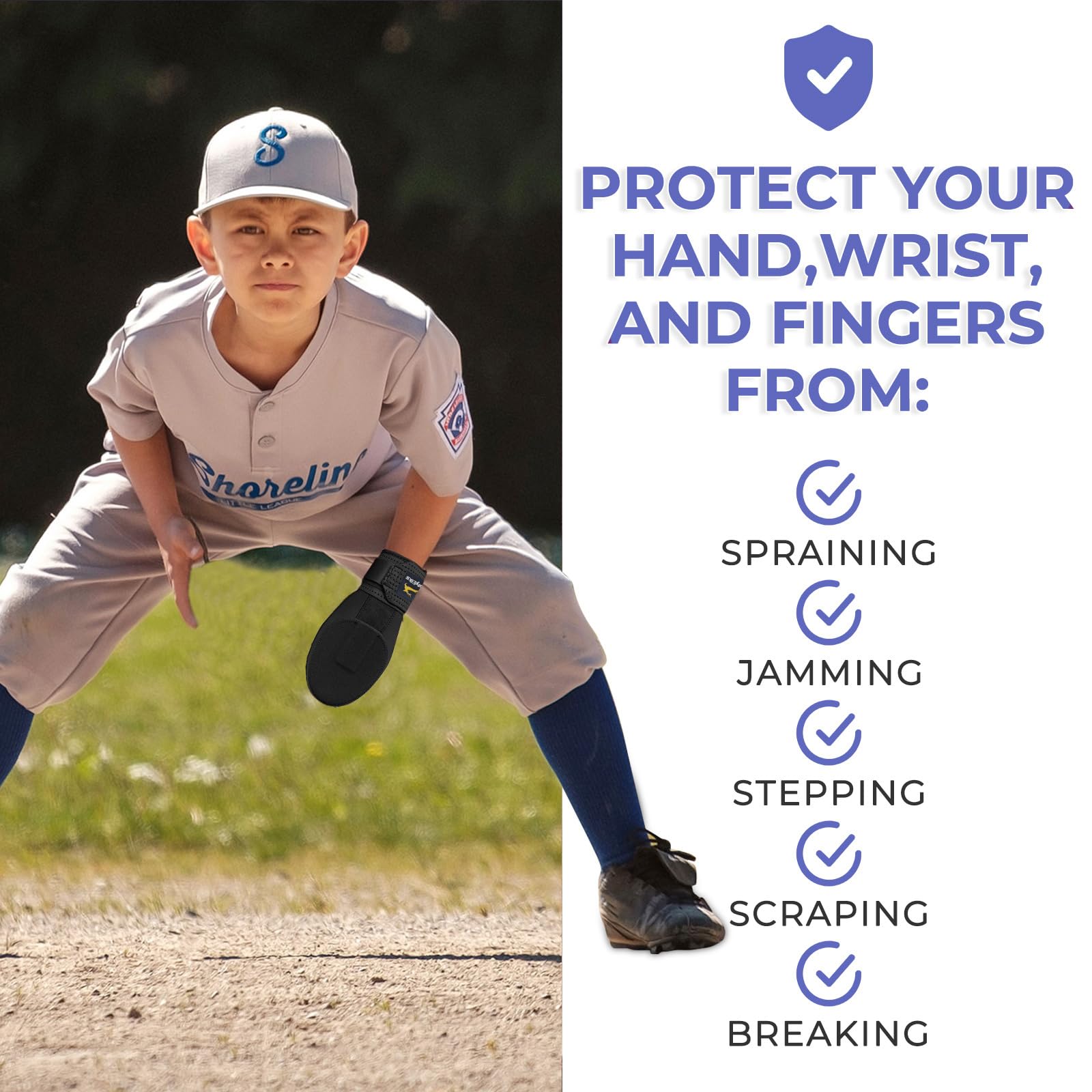 Snapklik.com : HolyElks Baseball Sliding Mitt, Baseball Glove Softball ...