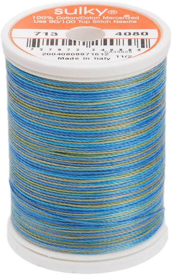 Amazon.com: Sulky 713-4080 12-Weight Cotton Blendable Thread, 330-Yard ...