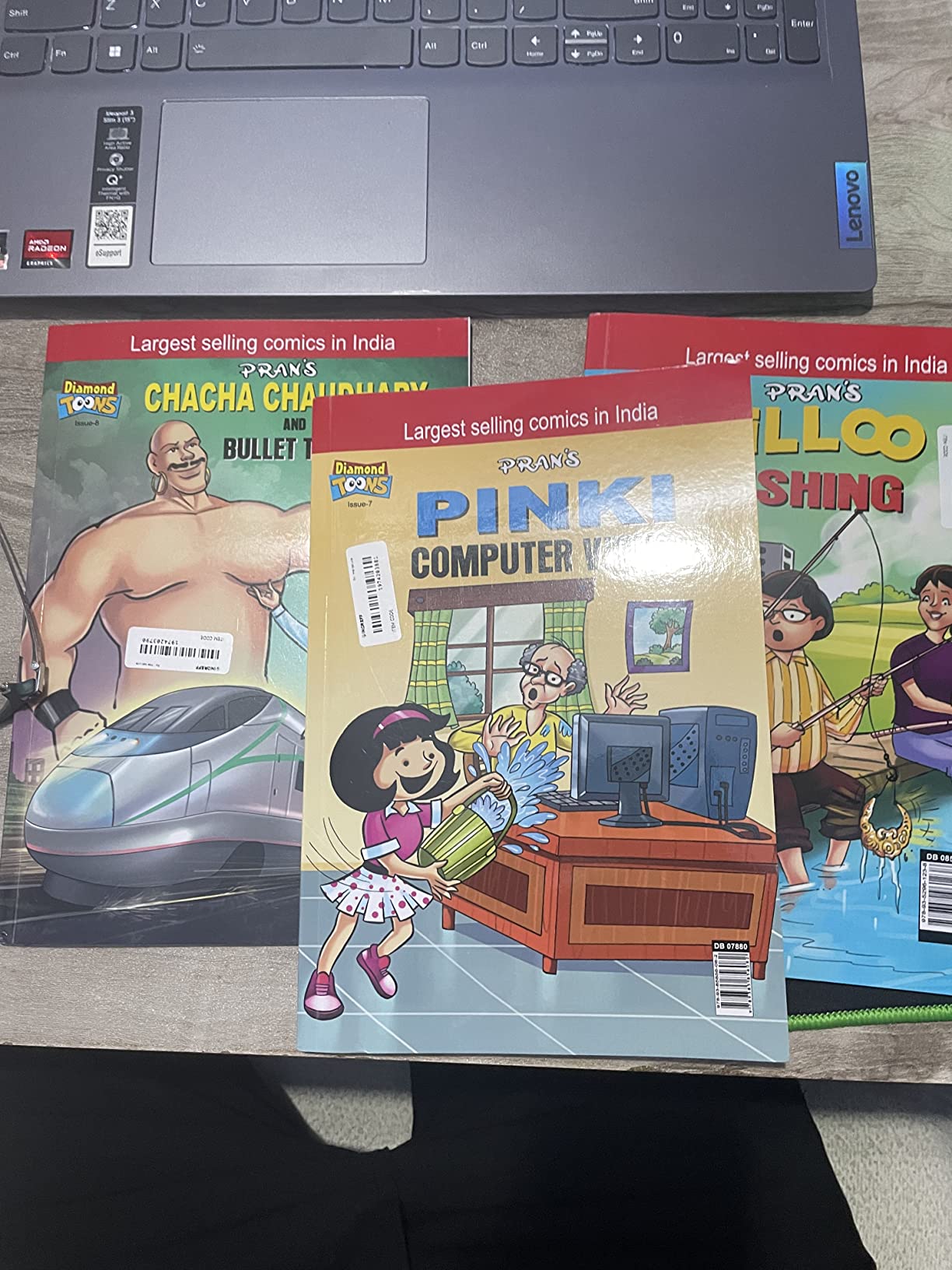 Buy Chacha Chaudhary, Billoo, Pinki Comics In English |Set of 3 Comics ...