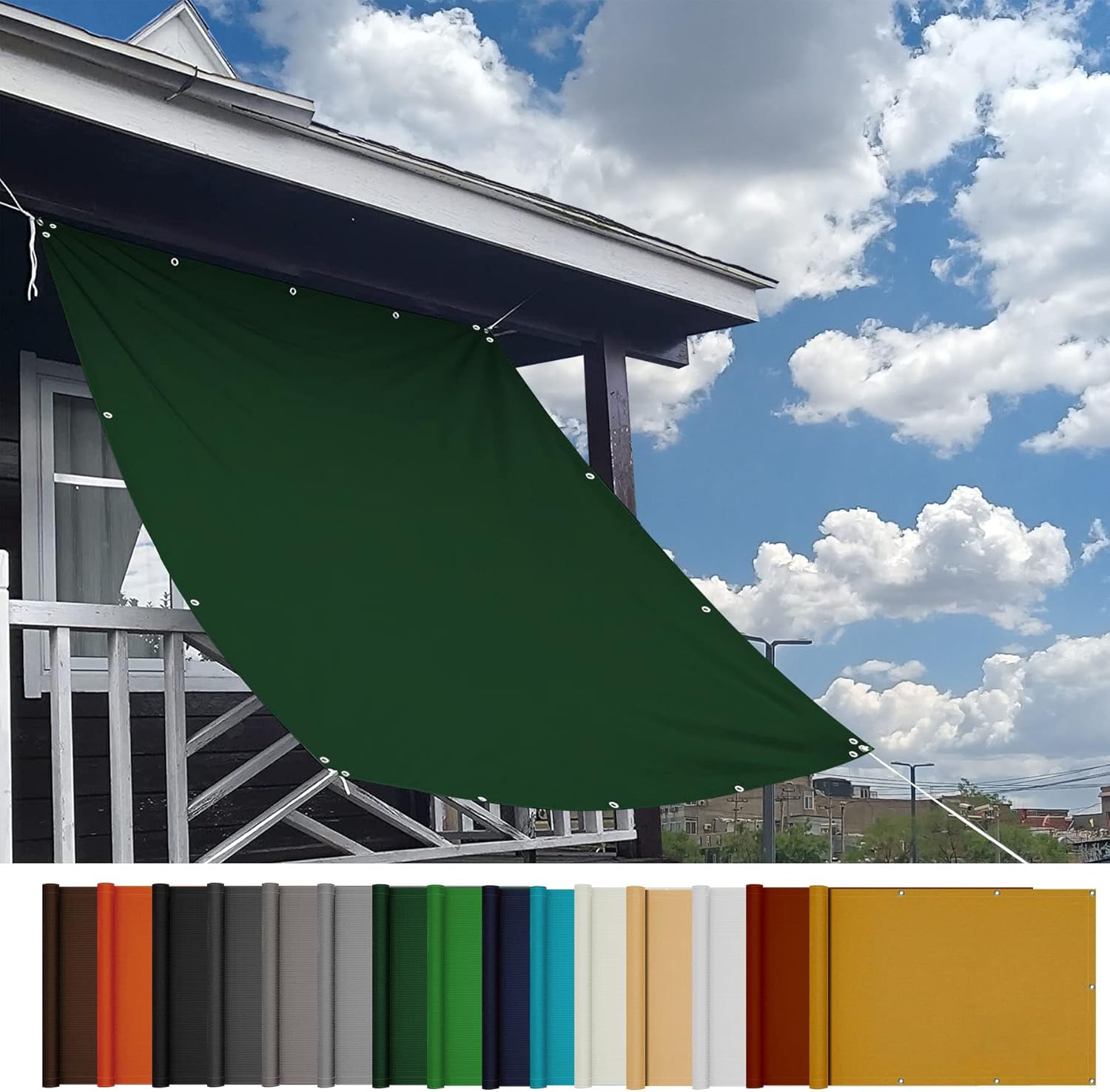 Amazon.com: ZQXFZ Fence Privacy Screen 1.8x1m(5.91x3.28ft). Includes ...