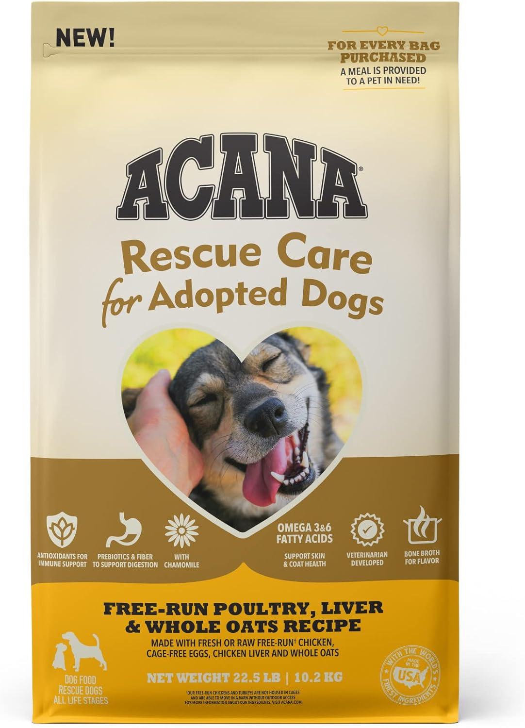 ACANA Rescue Care for Adopted Dogs – Receta de aves de corral criadas ...