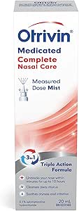 Amazon.com: Otrivin Medicated Complete Nasal Care (Spray) (Measured ...