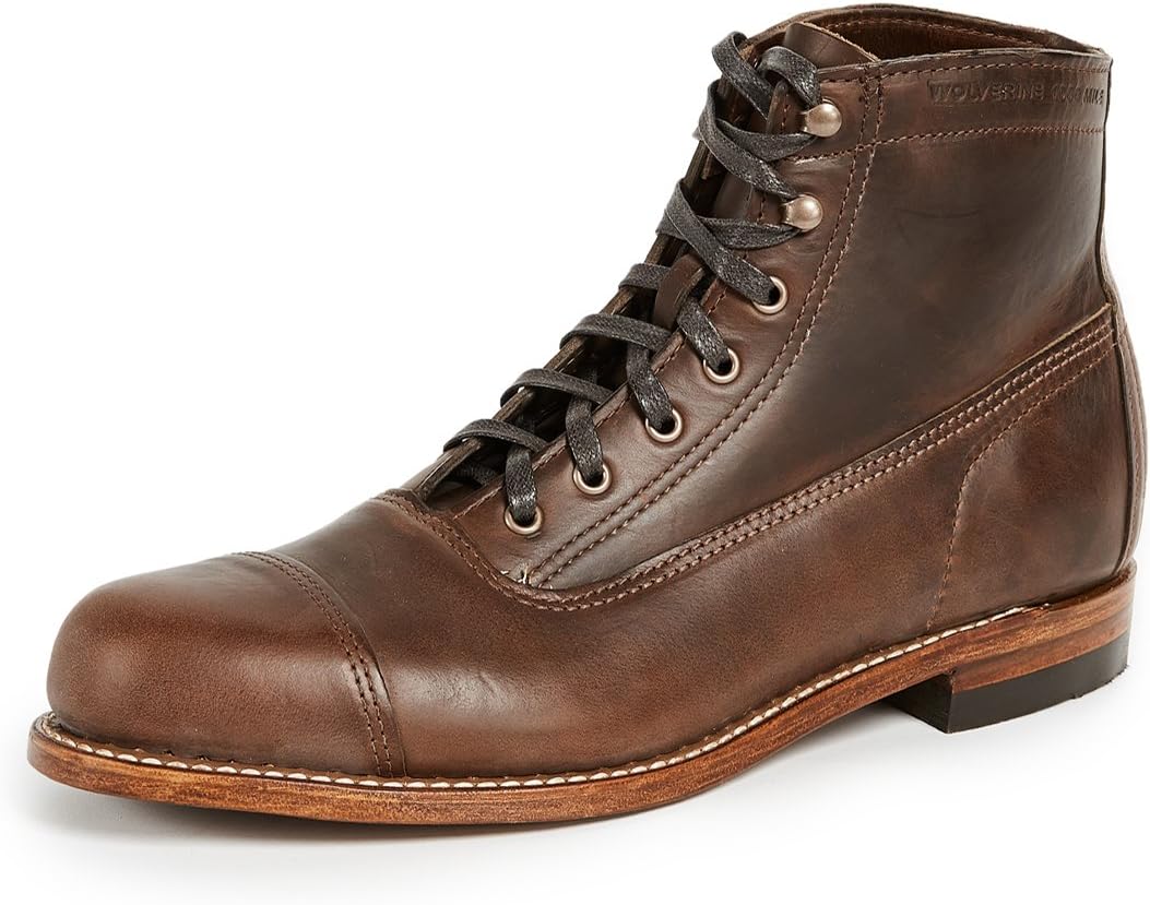 Amazon.com | Wolverine W05293 Mens Rockford 1000 Mile Boot, Brown - 8.5 ...