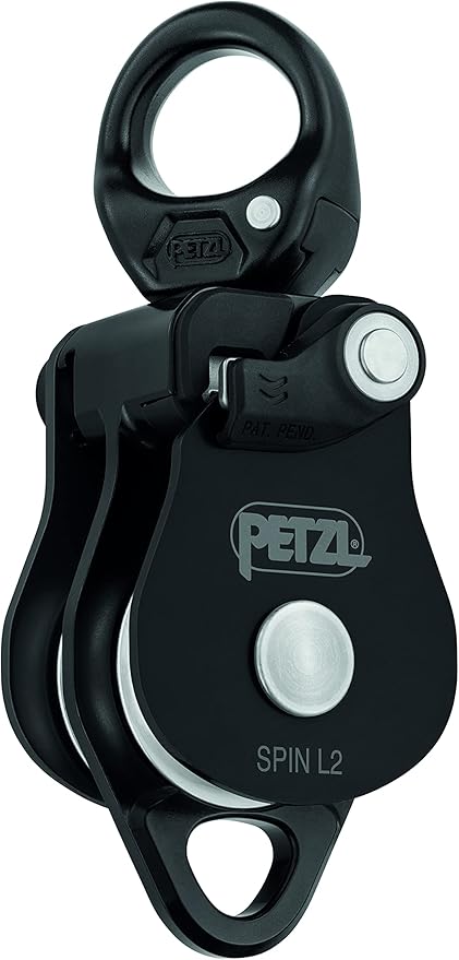 Amazon.com : PETZL, Spin L2, Double Pulley with Very High Output with ...
