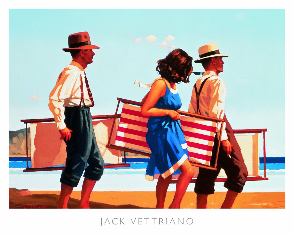 Jack Vettriano Paintings Beach The Road To Nowhere By Jack Vettriano