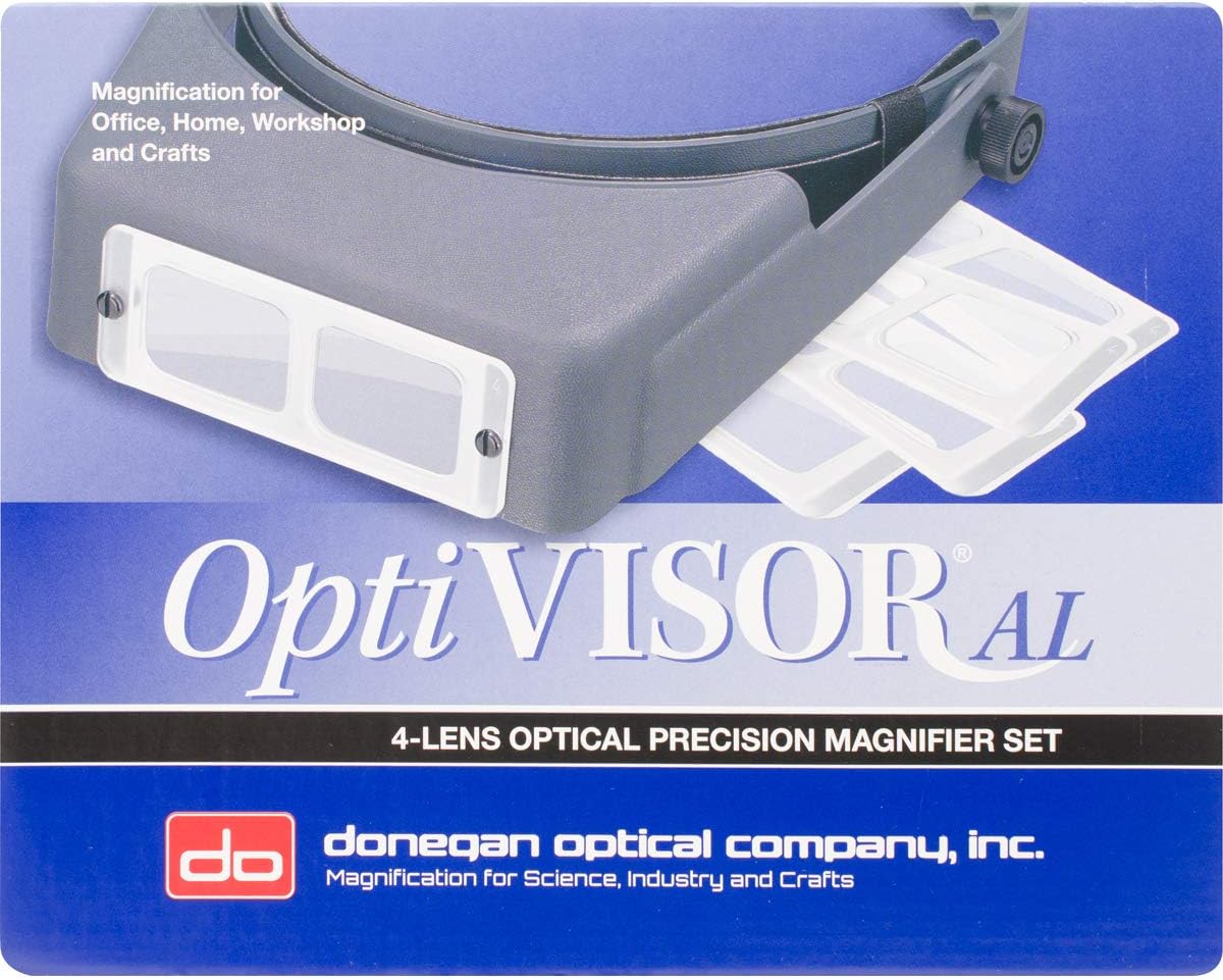 Amazon.com: Donegan OptiVISOR Magnifier #7 DA-7 Glass Lens : Arts ...