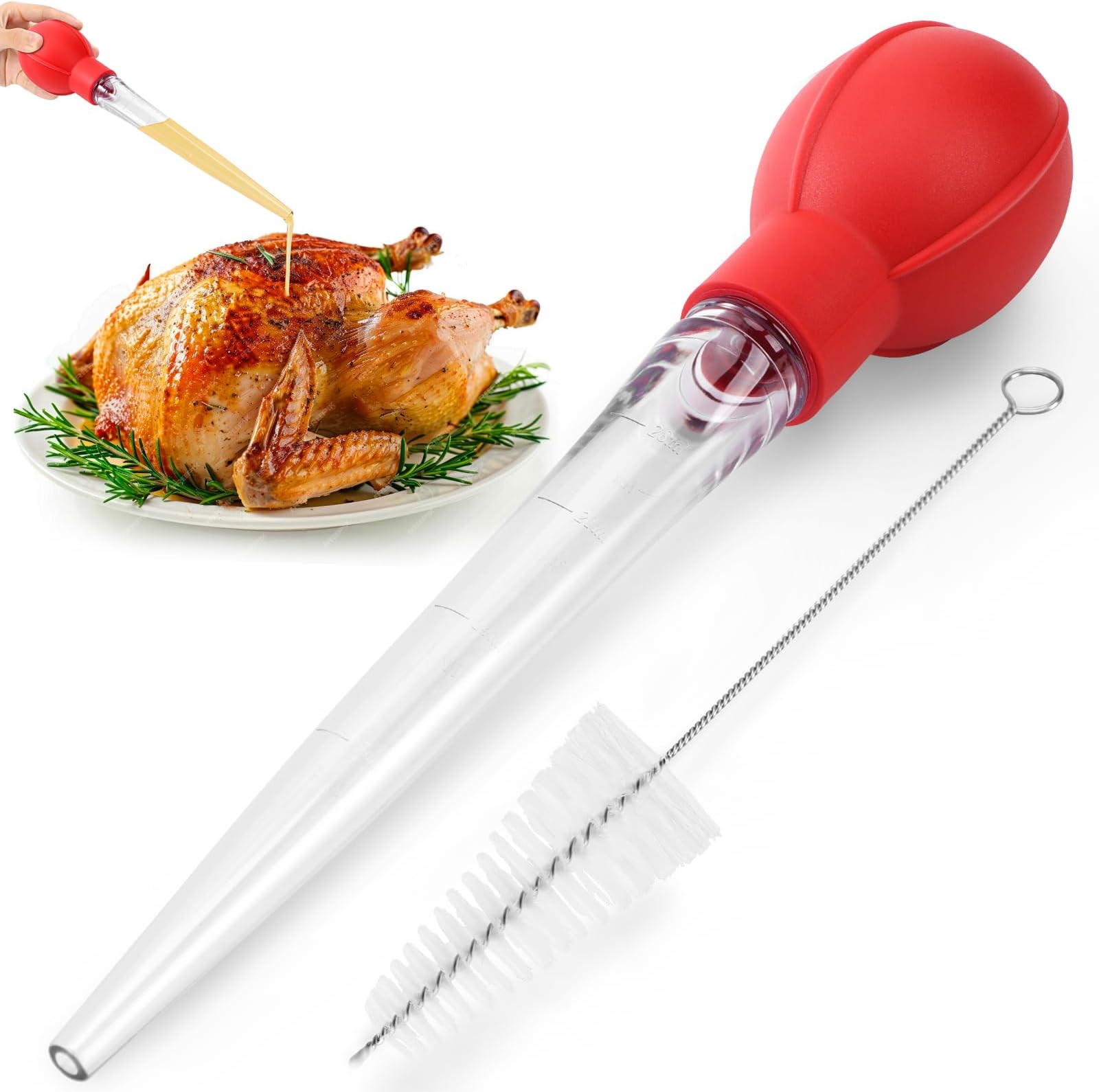 Amazon.com: Turkey Baster Large, 2 Pcs Dropper Turkey Baster Pipette ...