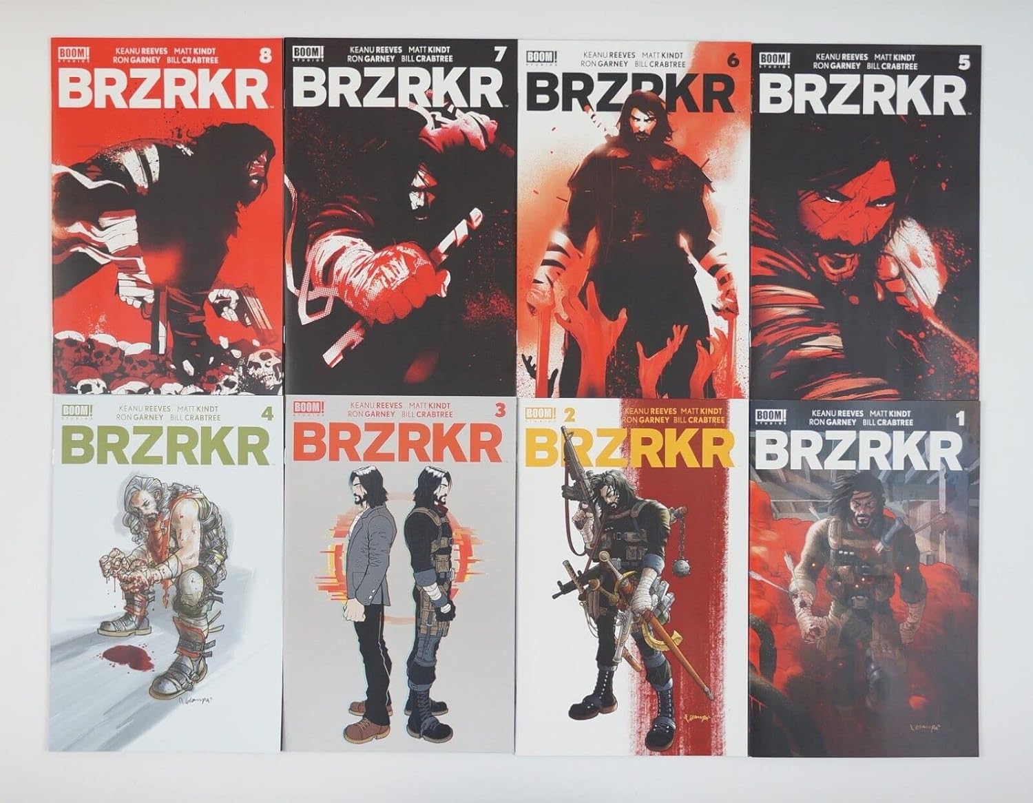 BRZRKR #1 2 3 4 5 6 7 8 9 10 11 12 complete series (Standard Cover ...