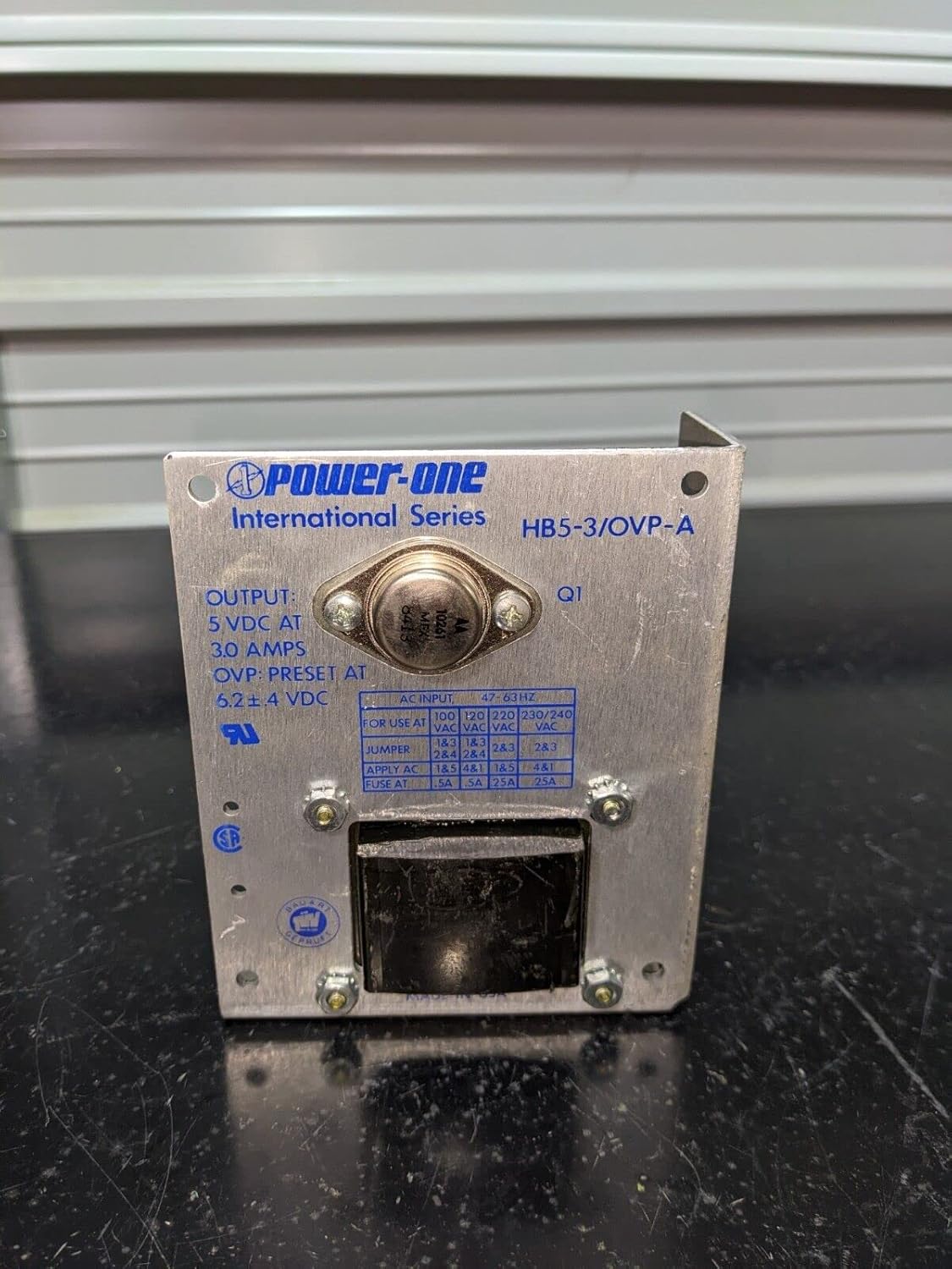 Amazon.com: Power-One HB5-3/OVP-A Power Supply / 5 VDC @ 3 AMPS / 30 ...