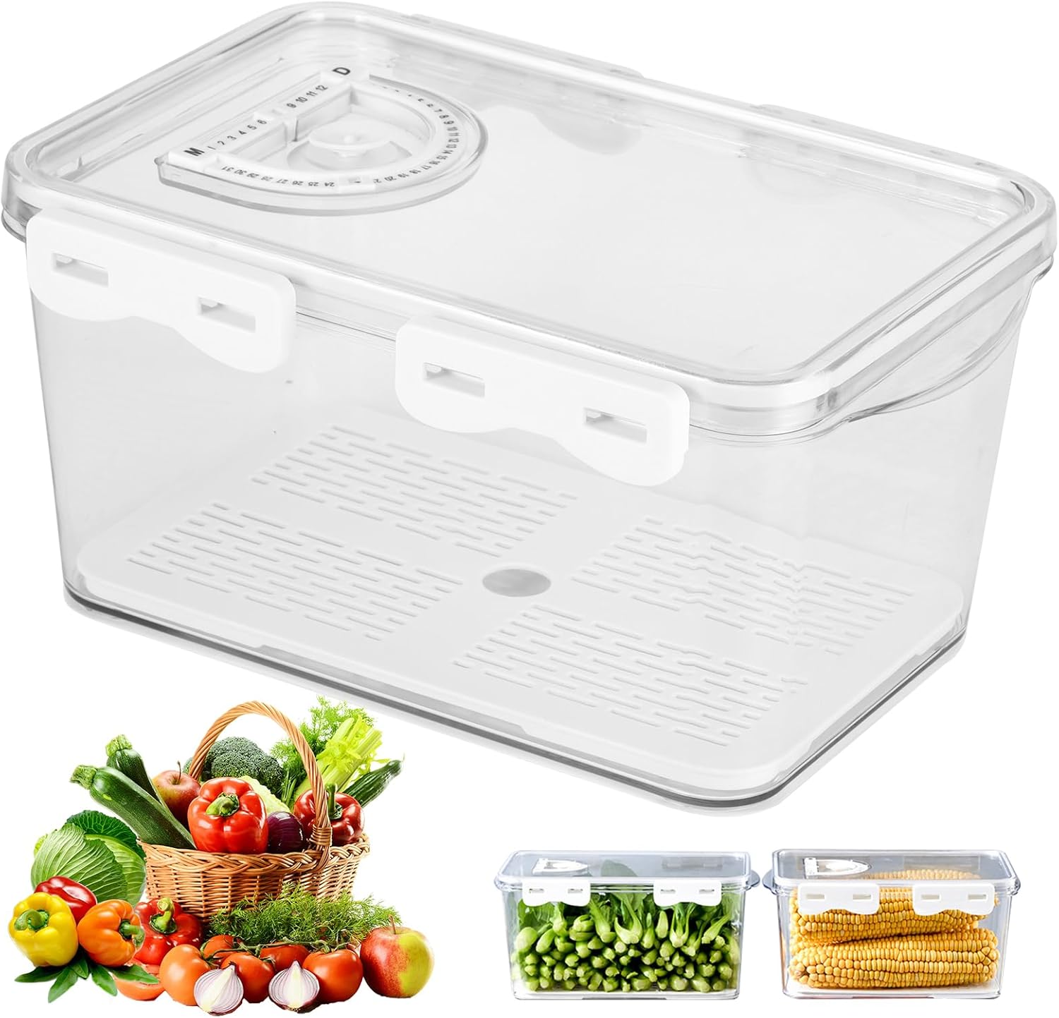 Amazon.com: S SUNSBELL Bread Storage For Homemade Bread, Time Recording ...