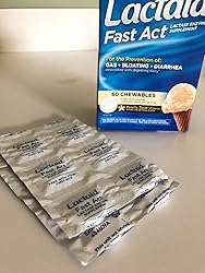 Amazon.com: Lactaid Fast Act Lactose Intolerance Chewables with Lactase ...