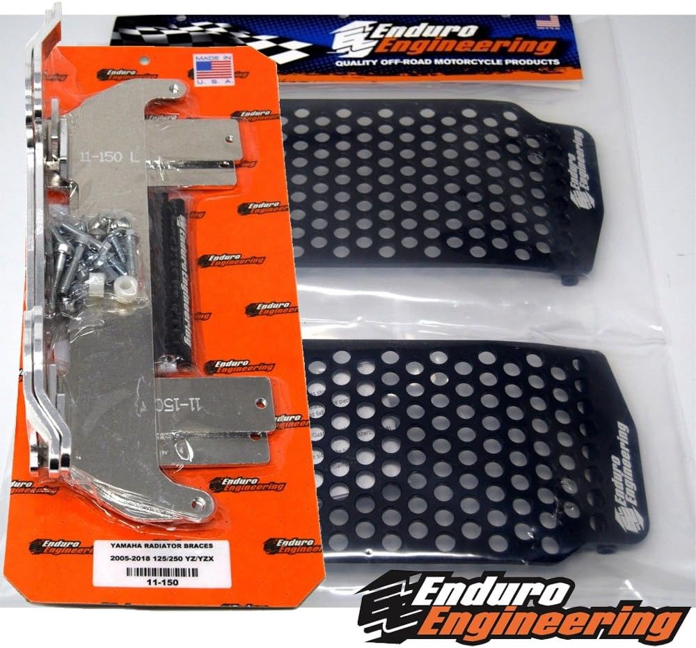 Amazon.com: Enduro Engineering Radiator Braces & Guards for 2005-2019 ...