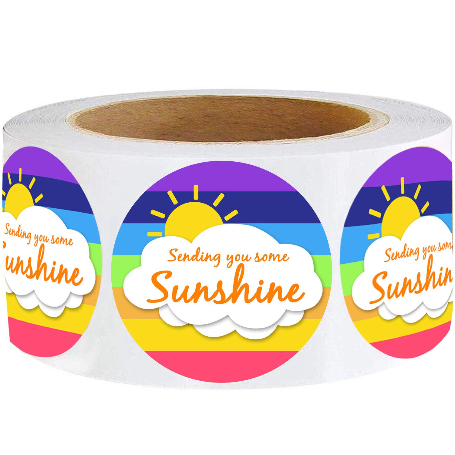 Buy Sending You Some Sunshine Stickers Happy Mail for Package Seals ...