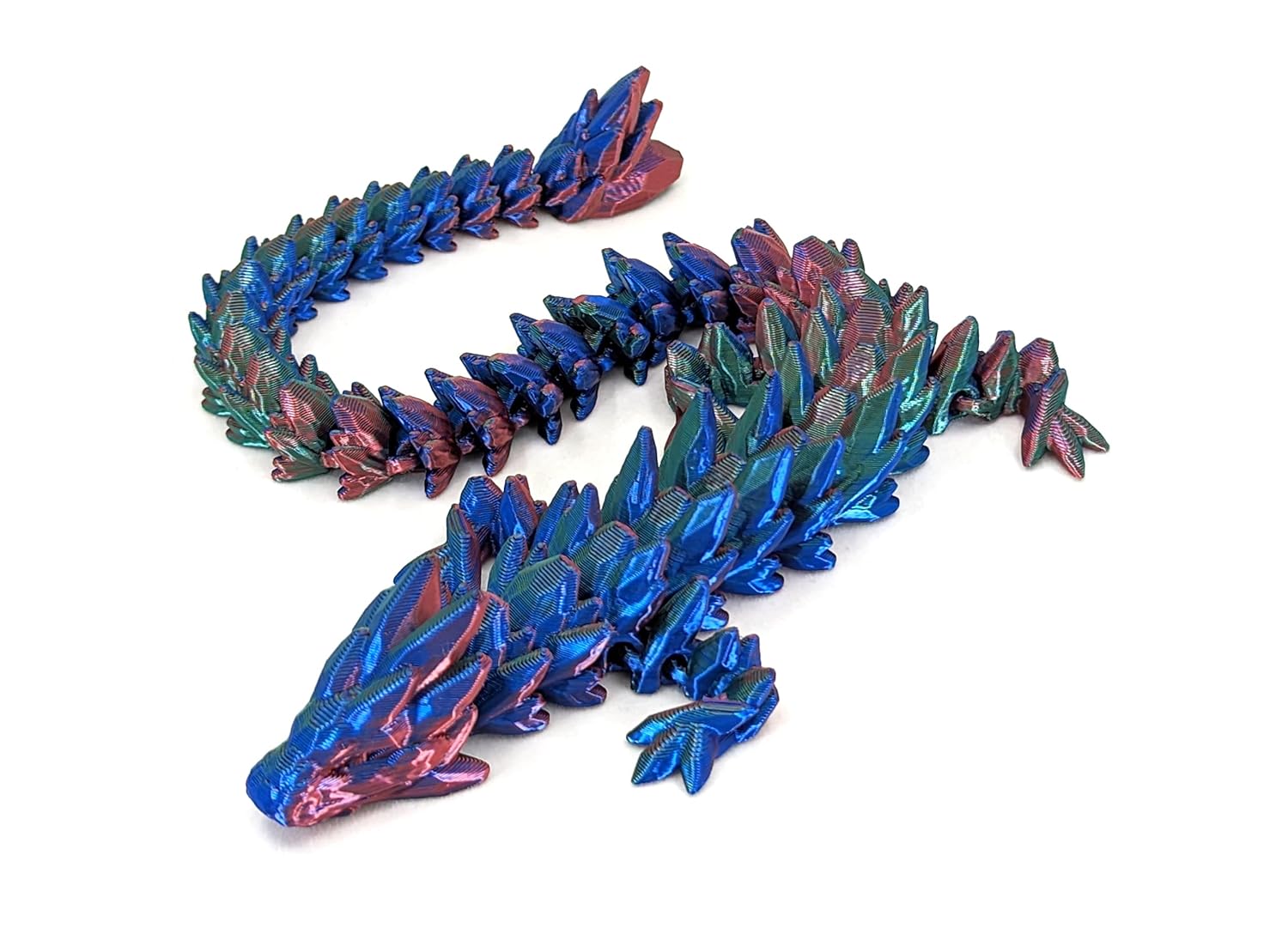 Amazon.com: Subpoly 12" Articulated Gem Stone Dragon - New 2024 Ver ...