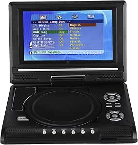 Amazon.co.jp: 7.8" Portable DVD Player, Digital TFT Swivel Screen Car ...