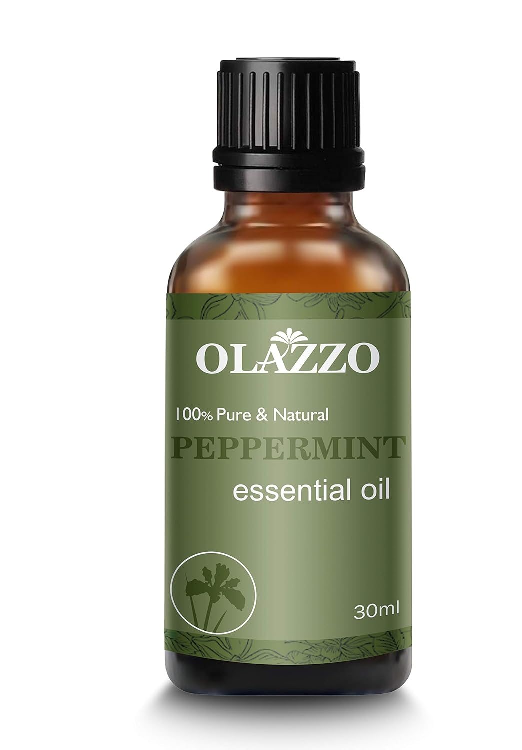 Olazzo Peppermint Essential Oil – Pure Therapeutic Grade for Hair, Skin Care, Steaming, Diffuser ...