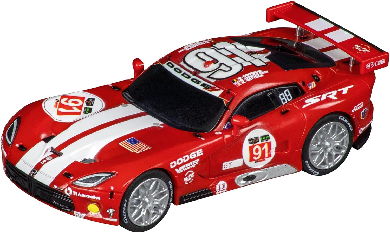 Amazon.com: Carrera 64209 SRT Viper GT3 SRT Motorsport No.91 1:43 Scale ...