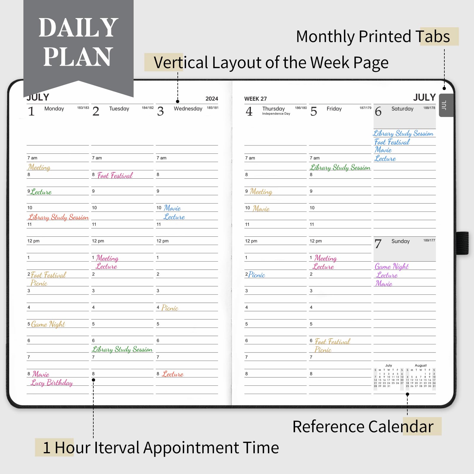 Snapklik.com : Planner 2024-2025 - Daily Planner 2024-2025, Jul.2024 ...