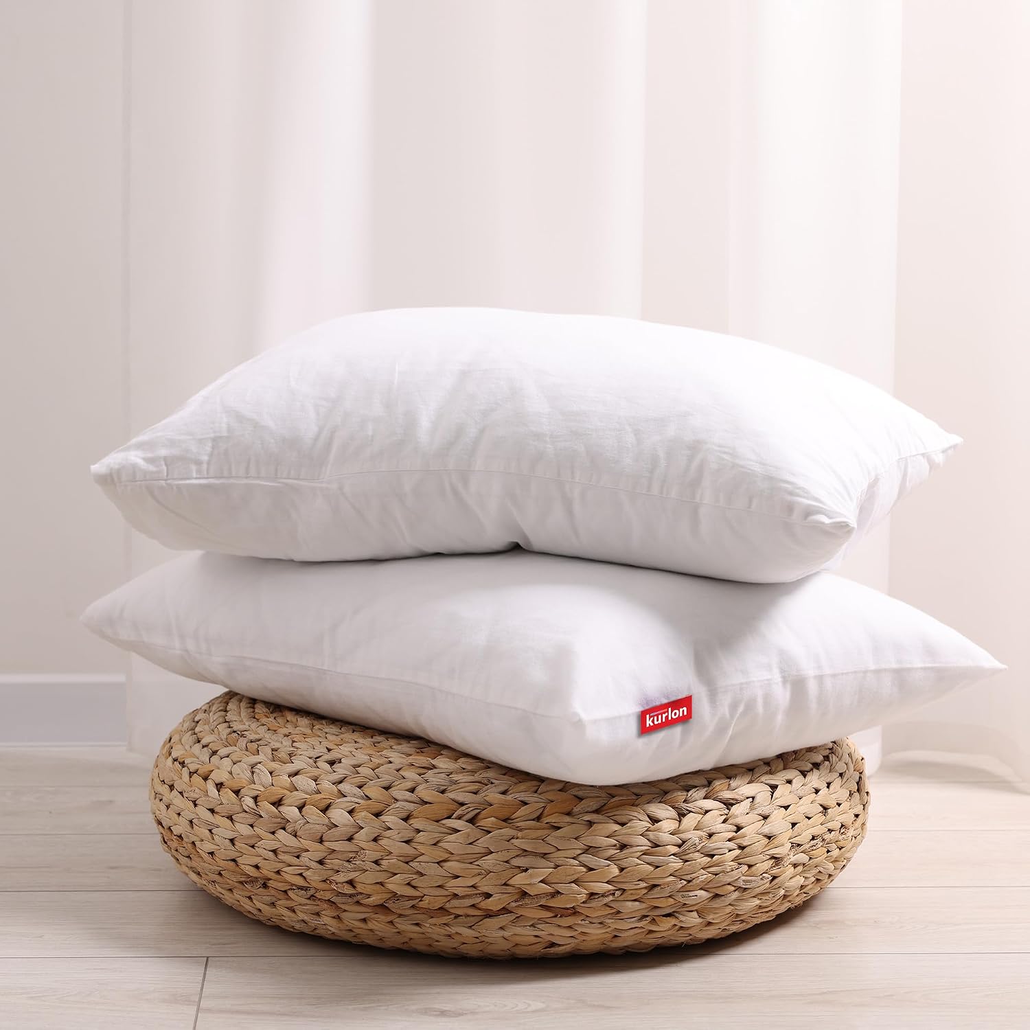 Kurl-On KURLON Pillows |Fiber Pillows| Knitted Fabric (24x16 Inches ...