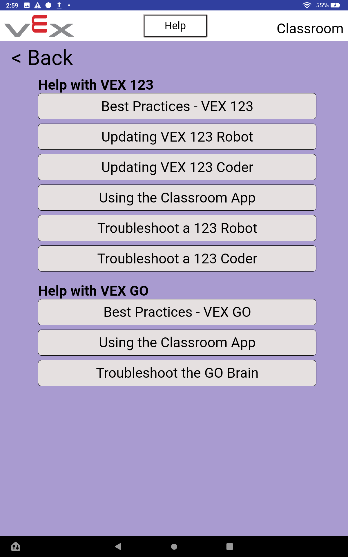 VEX Classroom - App on Amazon Appstore