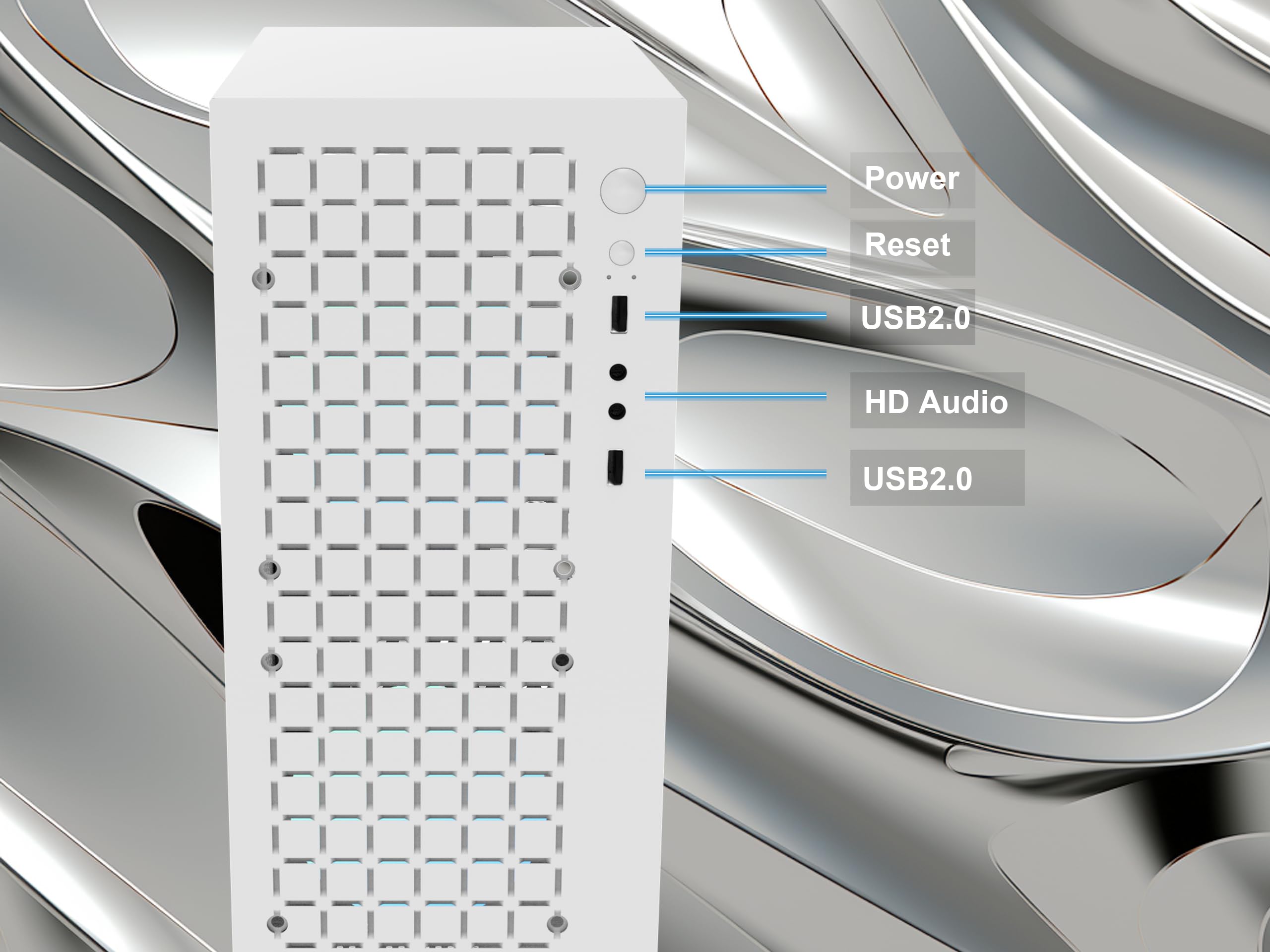 Snapklik.com : High Airflow Micro ATX PC Case - Support MATX, Mini-ITX ...