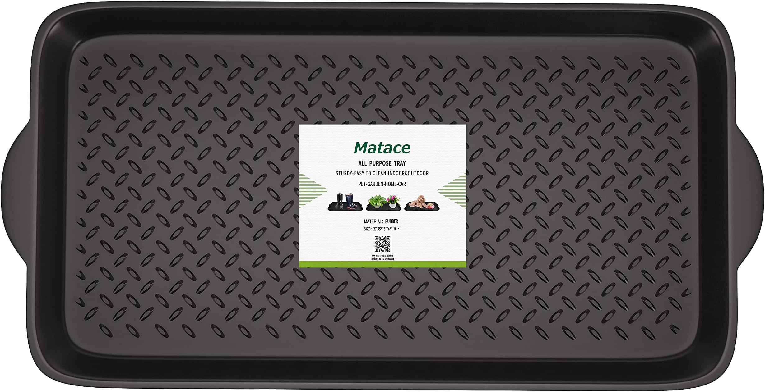 Navaris Set of 6 Shoe Drip Trays - Multi-Purpose Boot Tray for 1 Pair ...